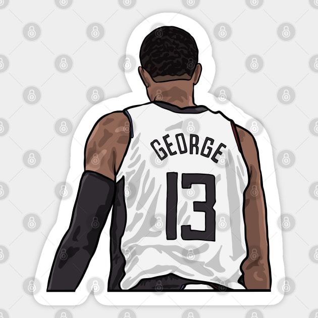 Paul George Back-To - Paul George - Sticker | TeePublic